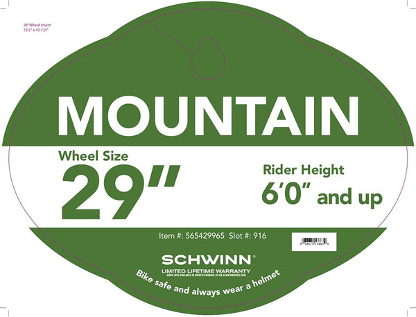 Schwinn Taff Mountain Bike, 29-inch Wheels, 8 Speeds, Black / White ...